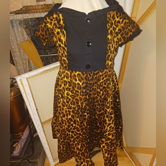 Sucrefas | Dresses | Leopard Print Dress Retro | Poshmark